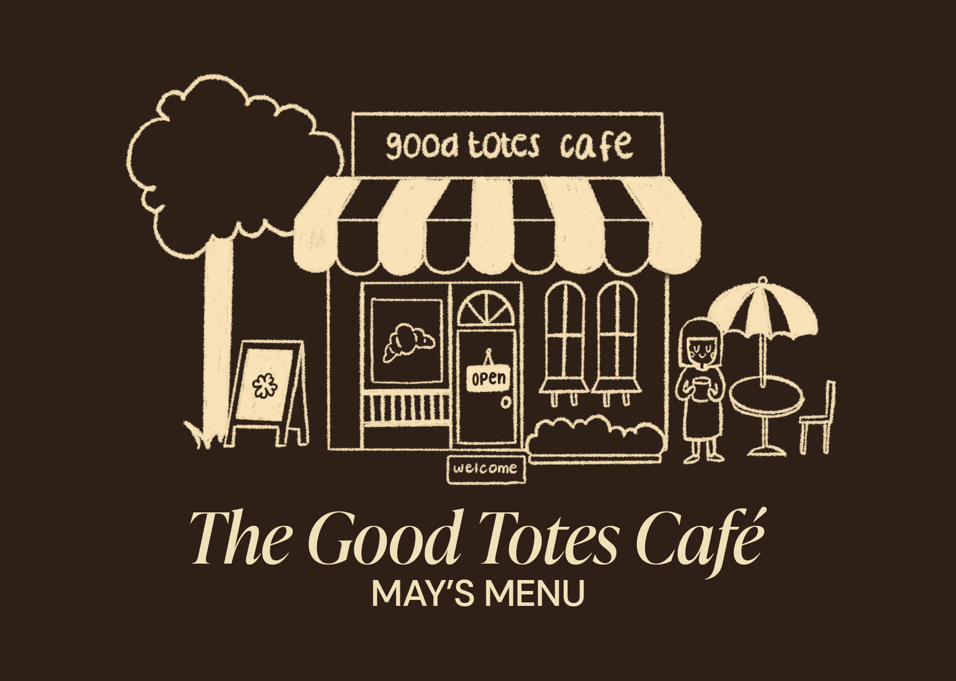 Leather Croissant Sling – good totes
